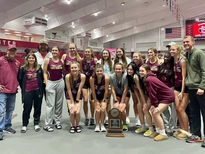 LHHS Girls Track & Field | 5A Indoor State Champions | Lake Hamilton ...